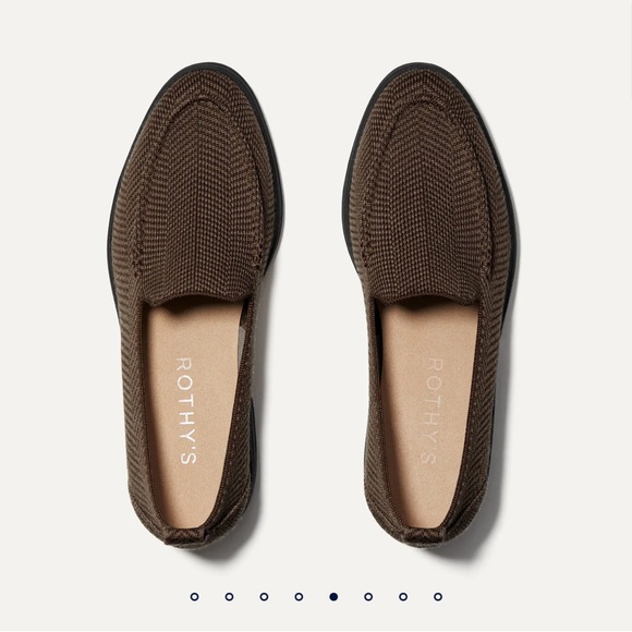Rothy's | Shoes | Rothys The Lug Loafer Brown Herringbone Merino Wool ...